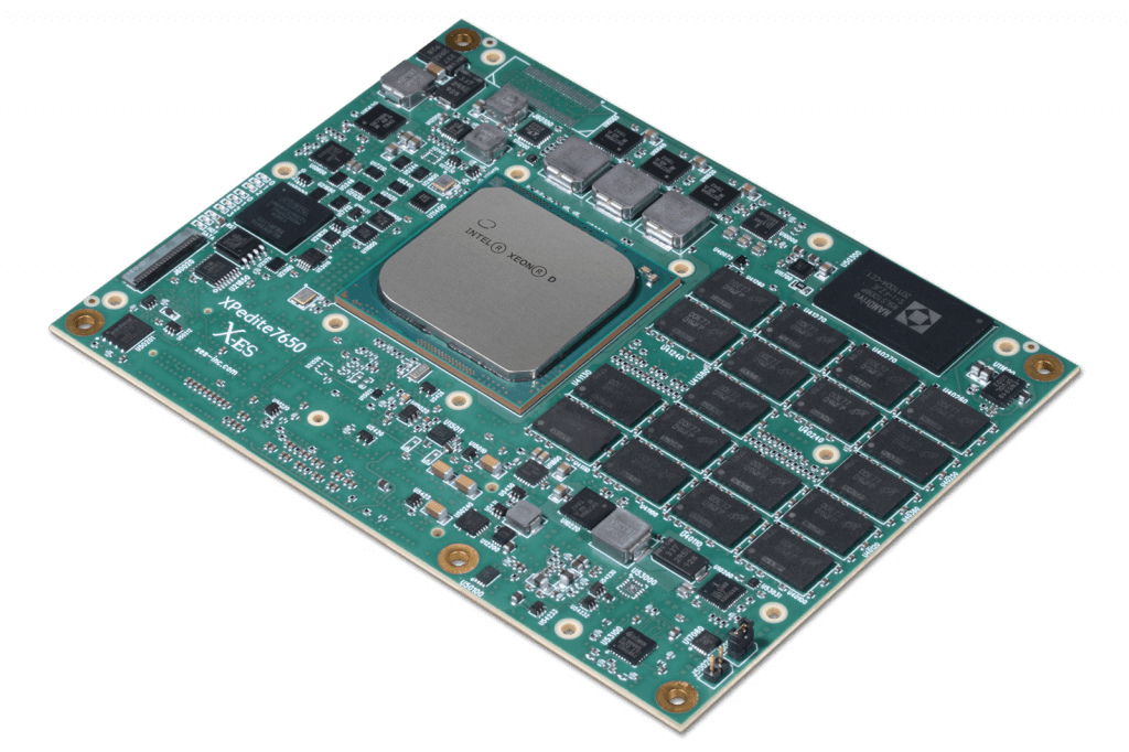 XPedite7650 | COM Express (Type 7) Intel Xeon D Mezzanine Module