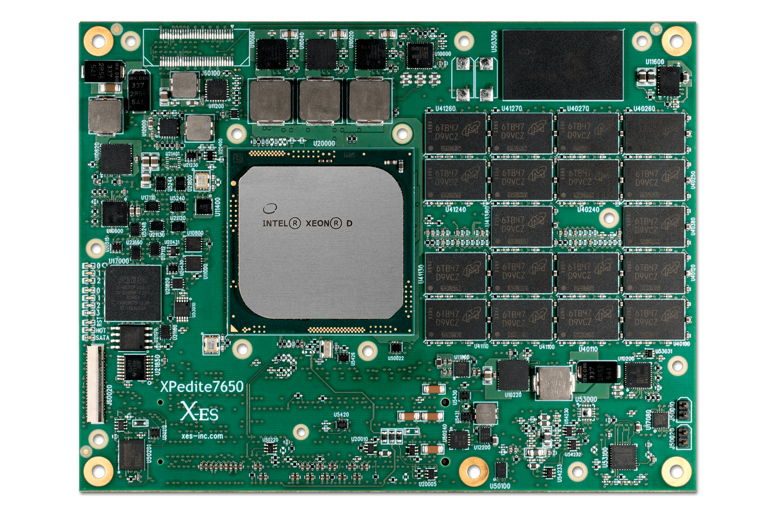 XPedite7650 | COM Express (Type 7) Intel Xeon D Mezzanine Module